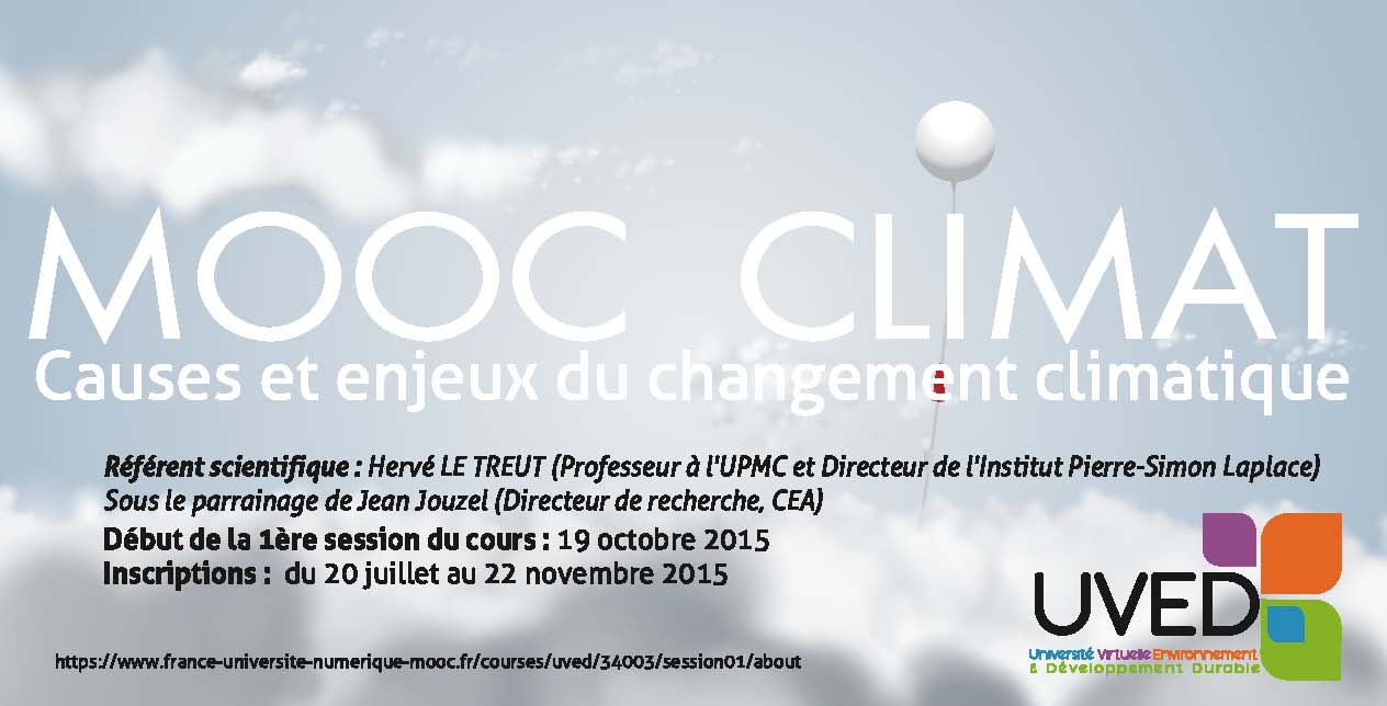 Ouverture des inscriptions pour le Mooc “Causes et enjeux du changement ...
