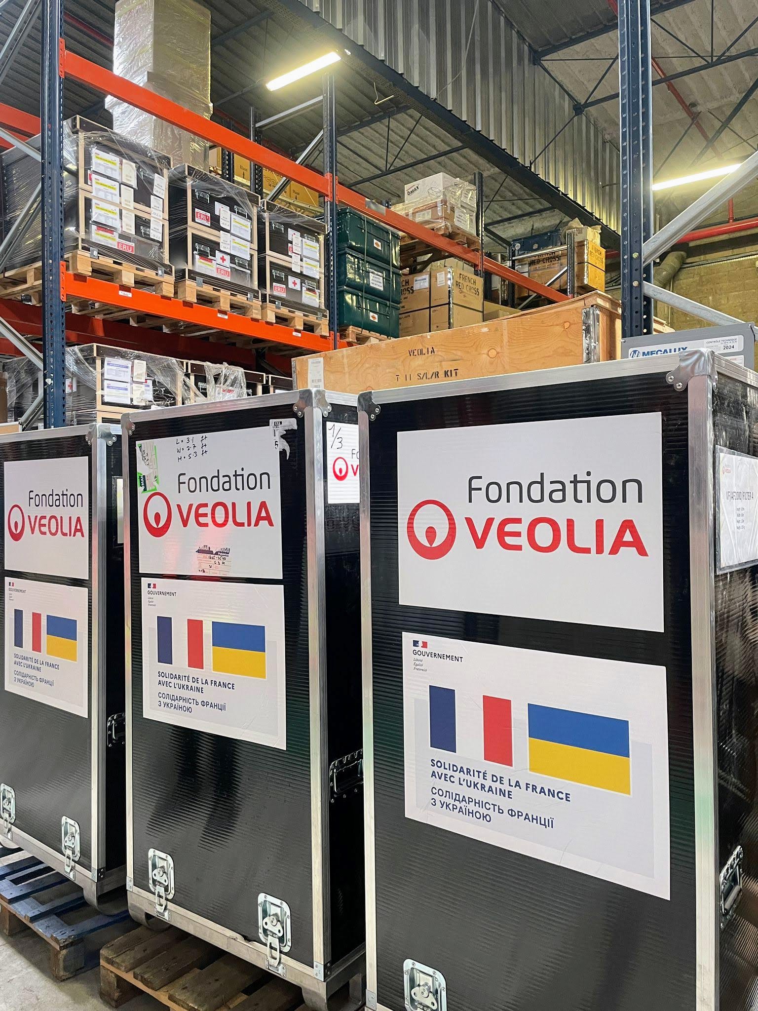 Veoliaforce equipment to support the Ukrainian population | Fondation ...